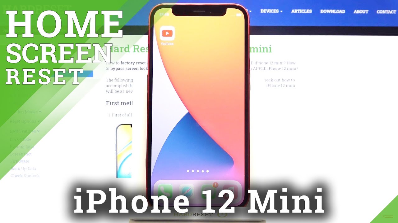 How to Reset Home Screen Layout on iPhone 12 mini – Reset Desktop ...
