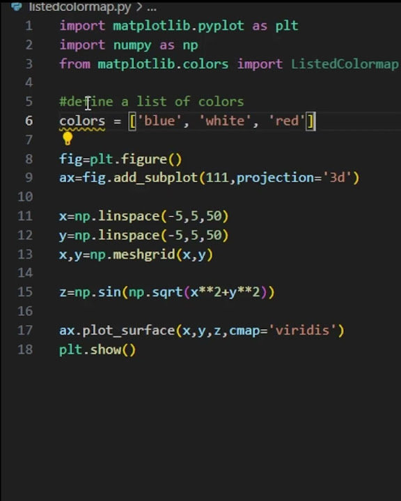 3d Surface Plot Part 2 Codingtips Coding Python Youtube