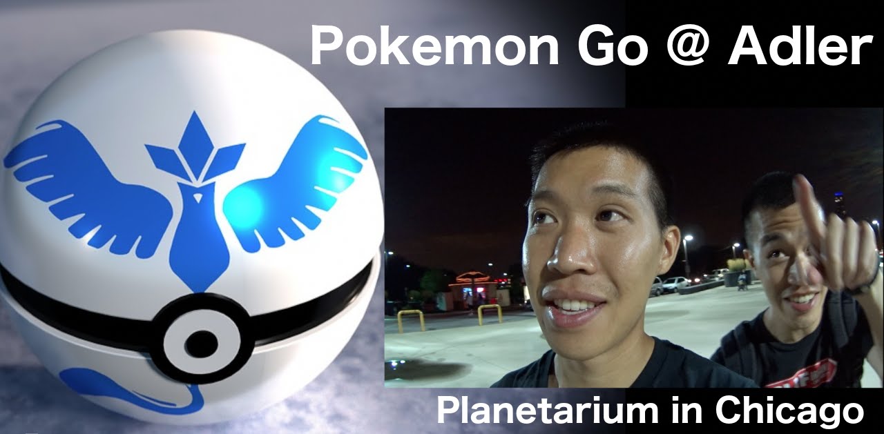 Pokemon Go @ Adler Planetarium in Chicago - YouTube