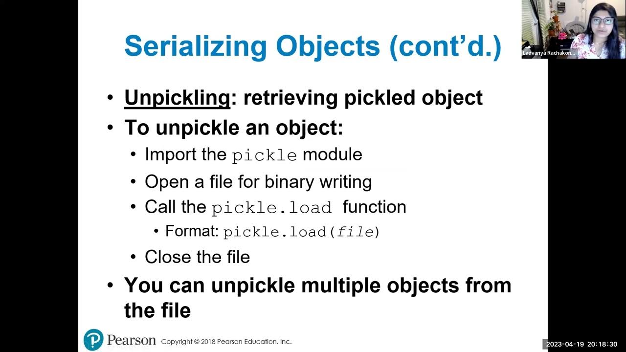 Ch903: Serializing Objects - YouTube