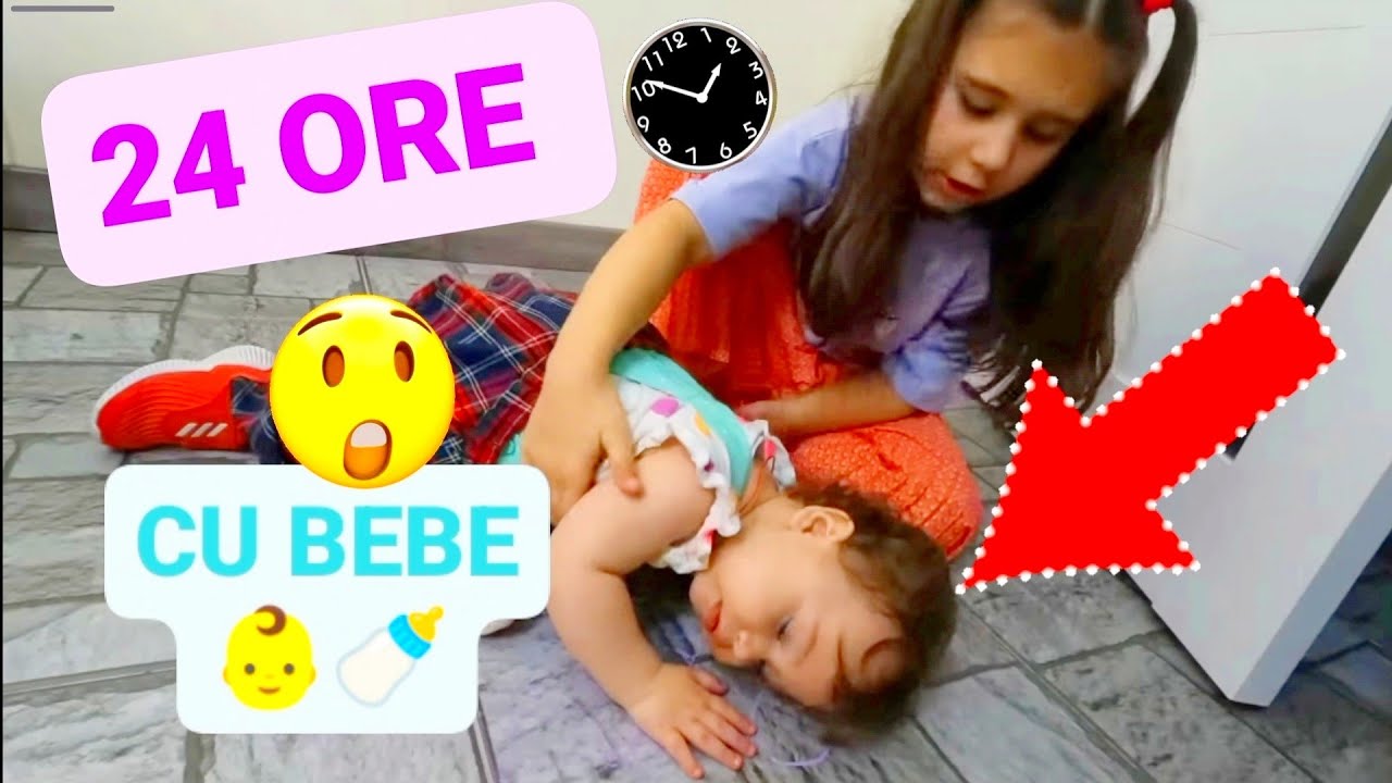 ⏰ 24 de ore cu bebelușul 👶 MAMA si TATA ne-au lăsat singure acasă 🏡 ...