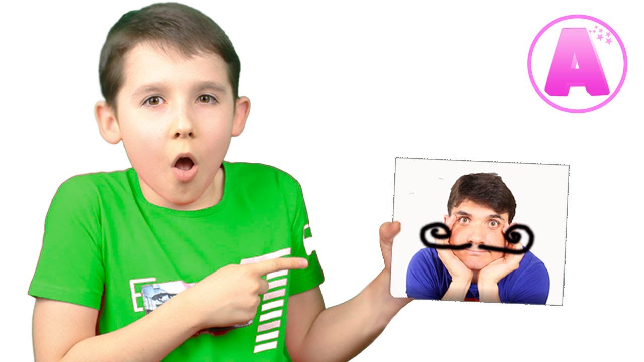 Alex plays with magic photos on tab - YouTube