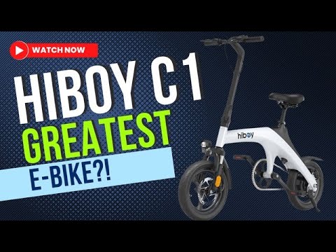 Hiboy C1 Electric Bike Review/ 21.7 Miles Range/ 20MPH Max/ 350W Motor/ Removable Battery - YouTube