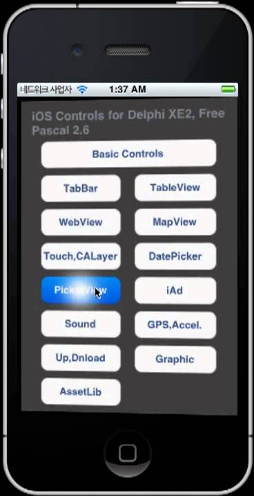 firemonkey delphi ios controls 파이어몽키 델파이 크레딕스 사진인화 - YouTube