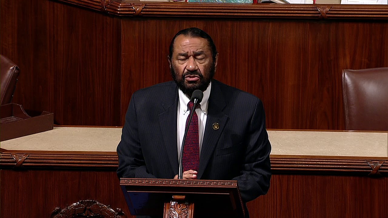 Rep. Al Green - Latest Floor Statement On Impeachment - YouTube
