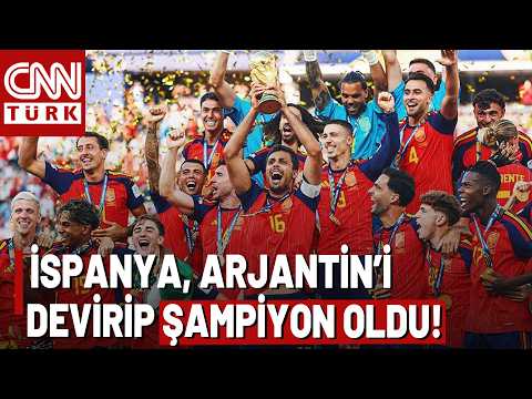 Dünya Şampiyonu İspanya Oldu! Finalde Arjantin'i Tek Golle Devirip Kupayı Kaldırdı