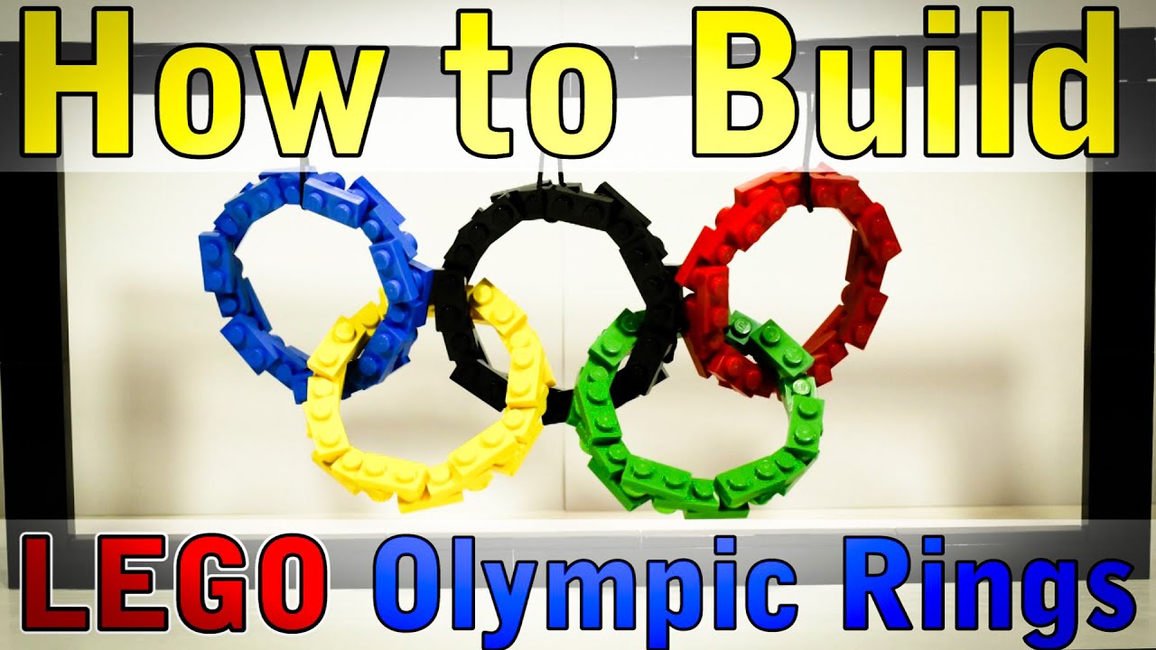 How to Build the Olympic Rings out of Lego - YouTube
