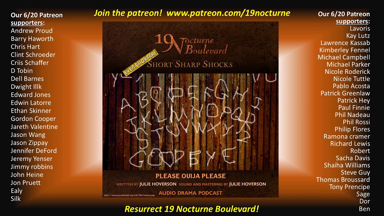Please Ouija Please - 19 Nocturne Boulevard's Short Sharp Shocks - YouTube