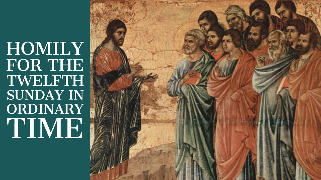Homily for the Twelfth Sunday in Ordinary Time - Year A - YouTube