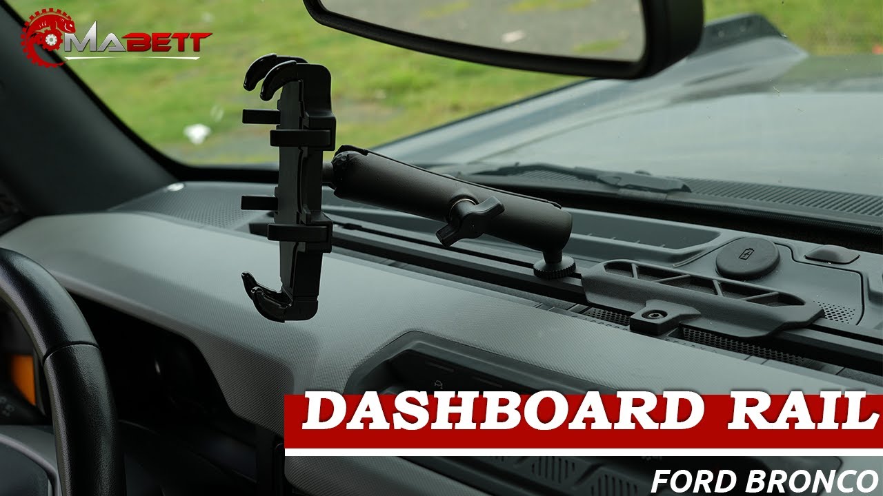 Mabett Upgraded Dashboard Rail System #caraccessories #fordbronco - YouTube