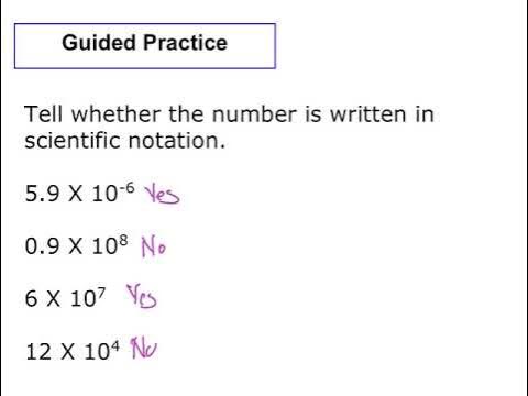 Reading Scientific Notation - YouTube