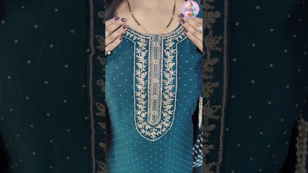 💫Shripali ke har suit ka charm iske unique neckline designs me Which ...