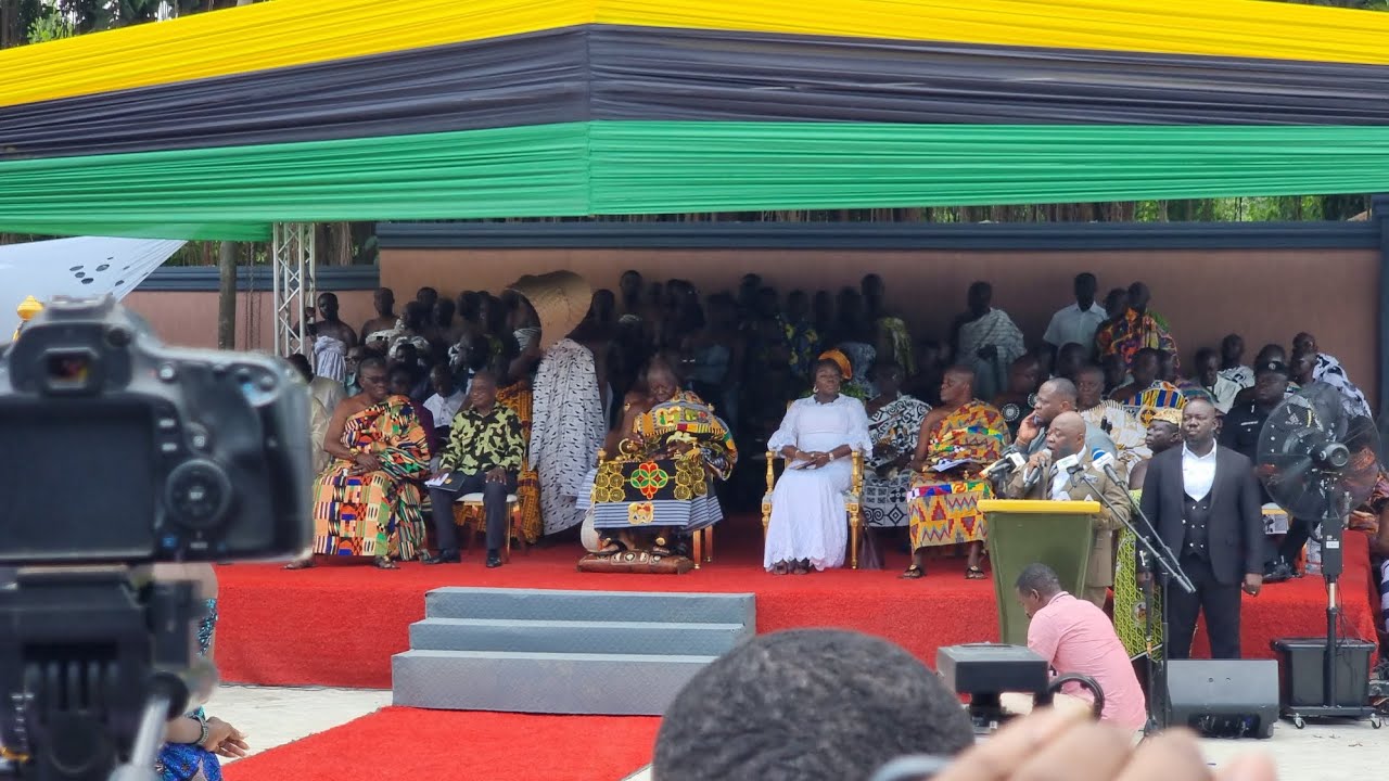 Grand opening of Otumfour Osei Tutu II Jubilee Hall - YouTube