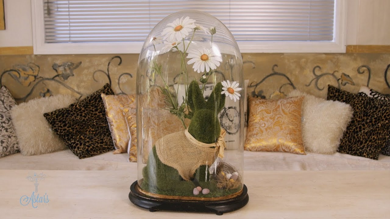 Easter Themed Still Life Glass Dome Display - YouTube