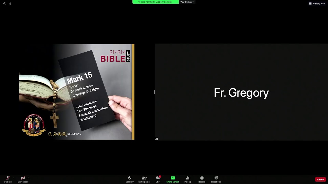 Bible Study: Gospel of St. Mark, Chapter 15 - YouTube