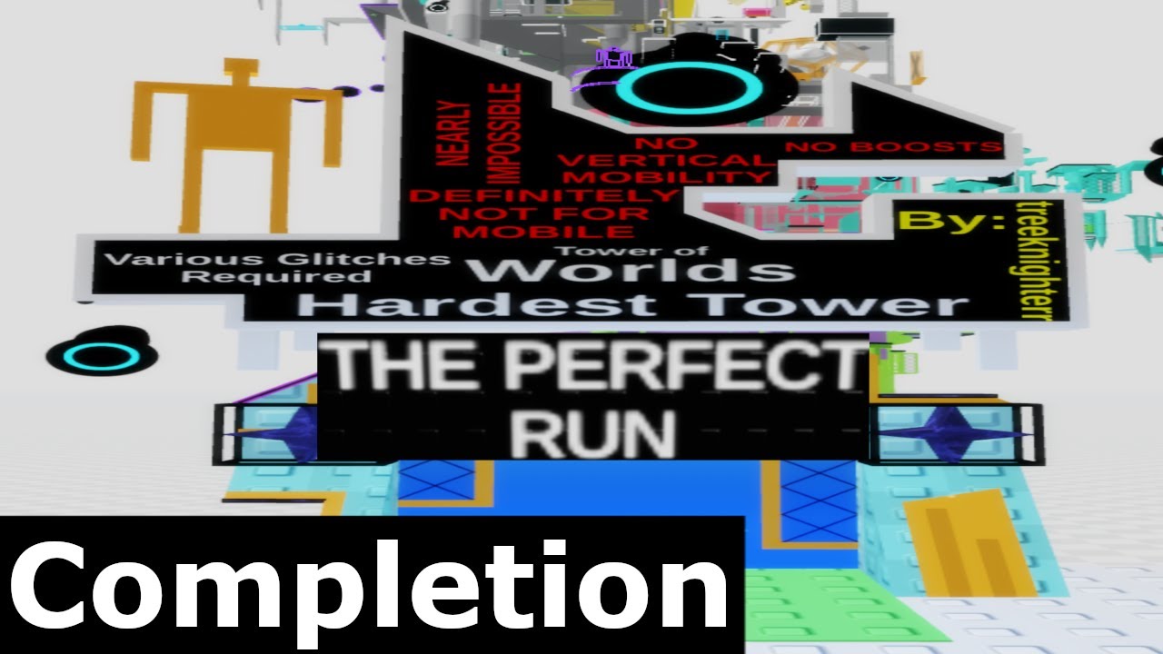 (Tower of) World's Hardest Tower: The Perfect Run Completion - YouTube