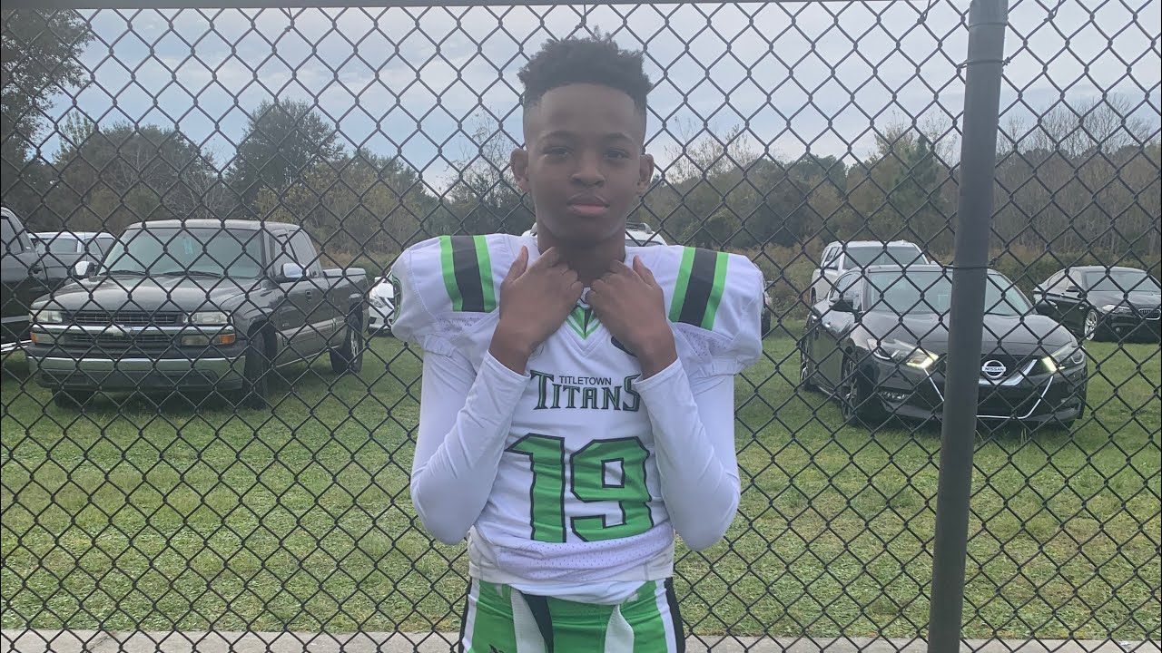 Braylon “Vegas” Cox C/O 2029 WR/ATH #19 #2 #14 5’3 115 lbs - YouTube