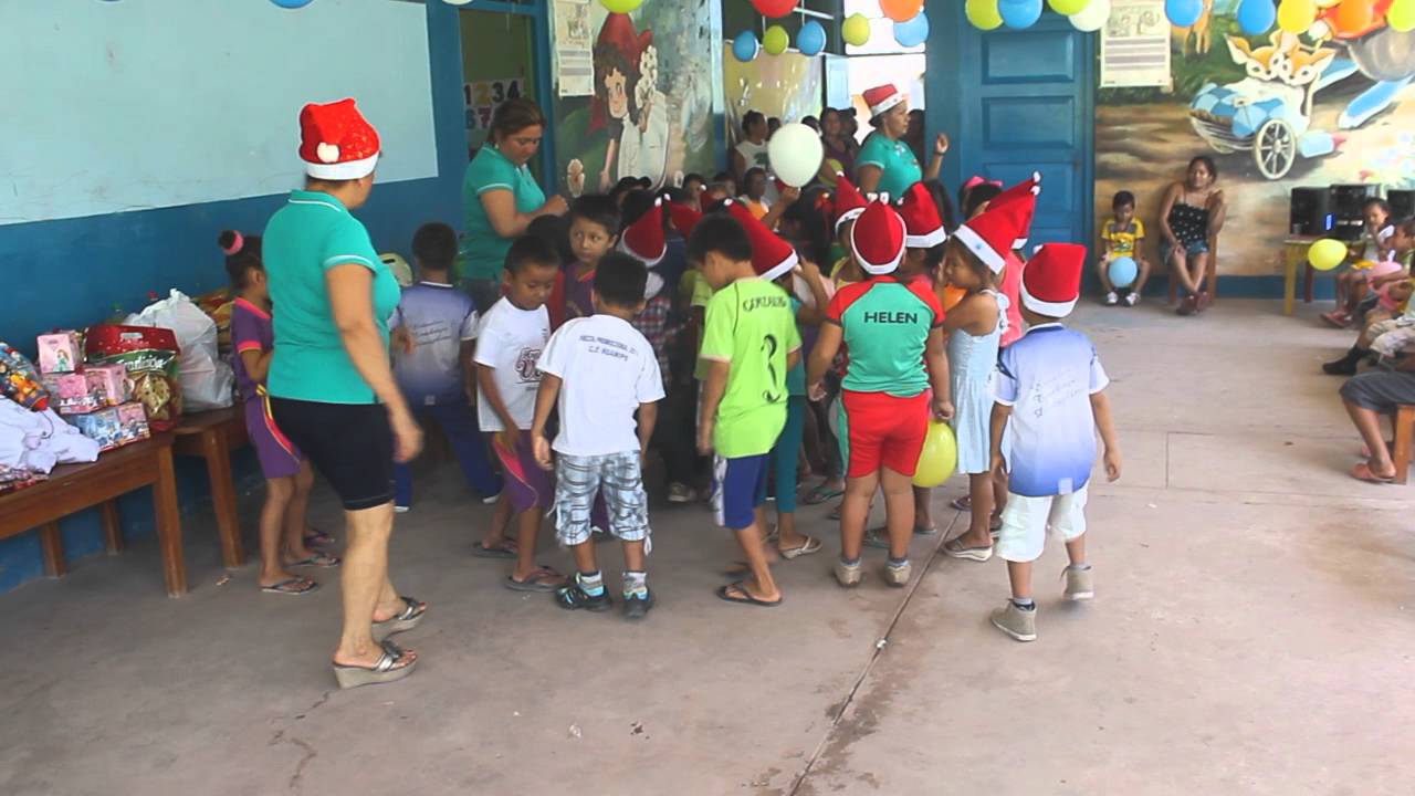 Baile de los niños del jardín de Huañipo - YouTube