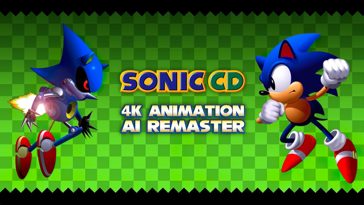 Sonic CD - Intro Animation 4K AI Remaster - YouTube