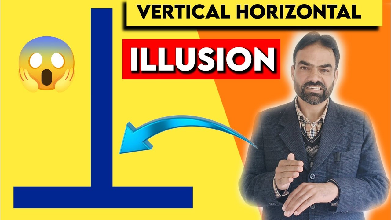 Vertical Horizontal Illusion Practical || #science #illusion #müller ...