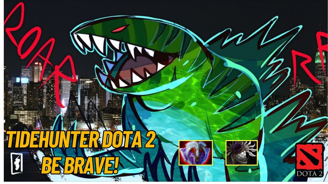 TIDEHUNTER DOTA 2 BRAVE ATTACK. #dota2 #dota #дота2 - YouTube