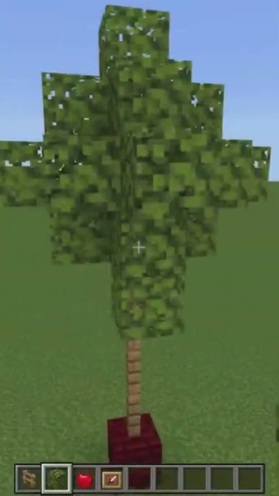 Minecraft Tree Tutorial #minecraft #minecraftshorts #youtubeshorts ...