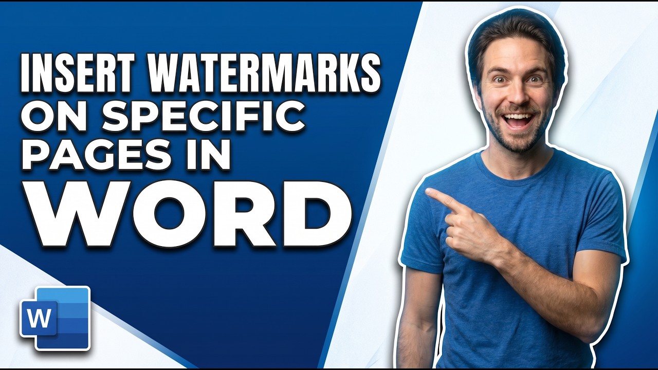How To Insert Watermarks On Specific Pages In Microsoft Word (Step-By ...
