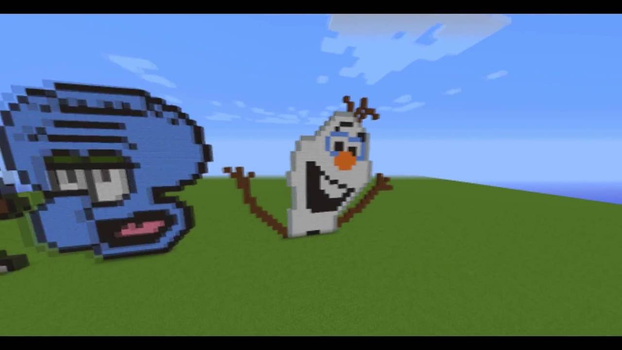 Pixel Art #2 Construindo Olaf - YouTube