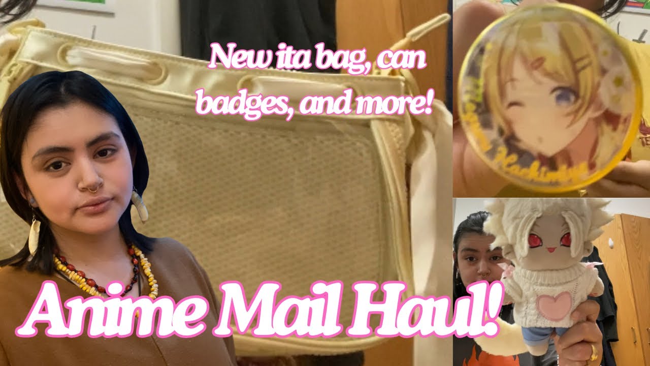 ANIME MAIL HAUL (Blue Lock, New Ita Bag, Can badges, + MORE!) - YouTube