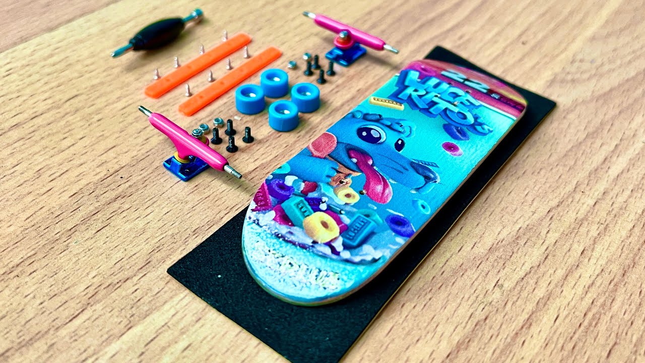 Cómo armar un FINGERBOARD PROFESIONAL/ HOW TO ASSEMBLE A FINGERSKATE ...