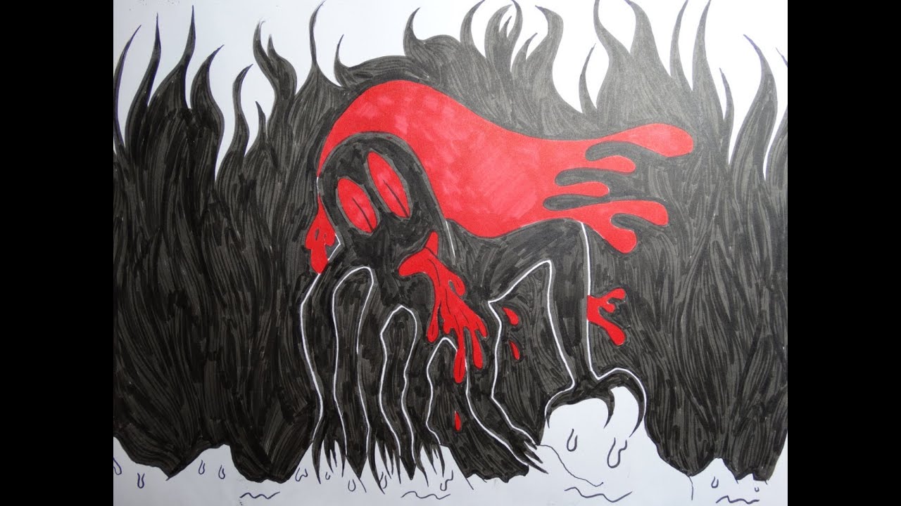 Let´s Art #3 Bloody Touching Monster [ Yume Nikki ] - YouTube