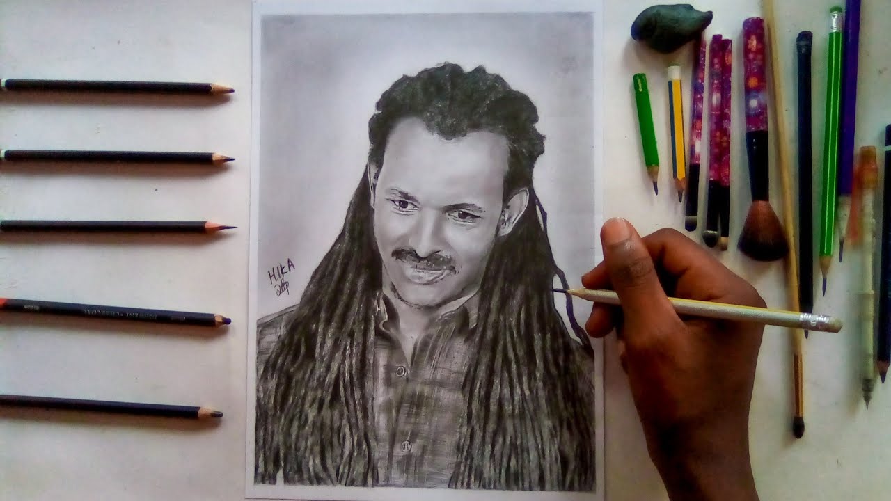 Etika Teferi pencil drawing | Itiiqaa Tafarii fakki Irsaasaan kaafame ...