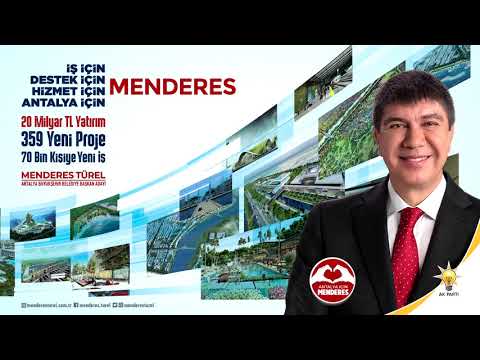 Menderes Türel Seçim Şarkısı - Antalyam Özel