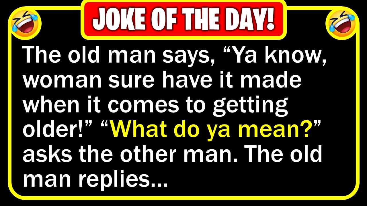 🤣👉 BEST JOKE OF THE DAY! - Two old friends are sitting on a bench in ...