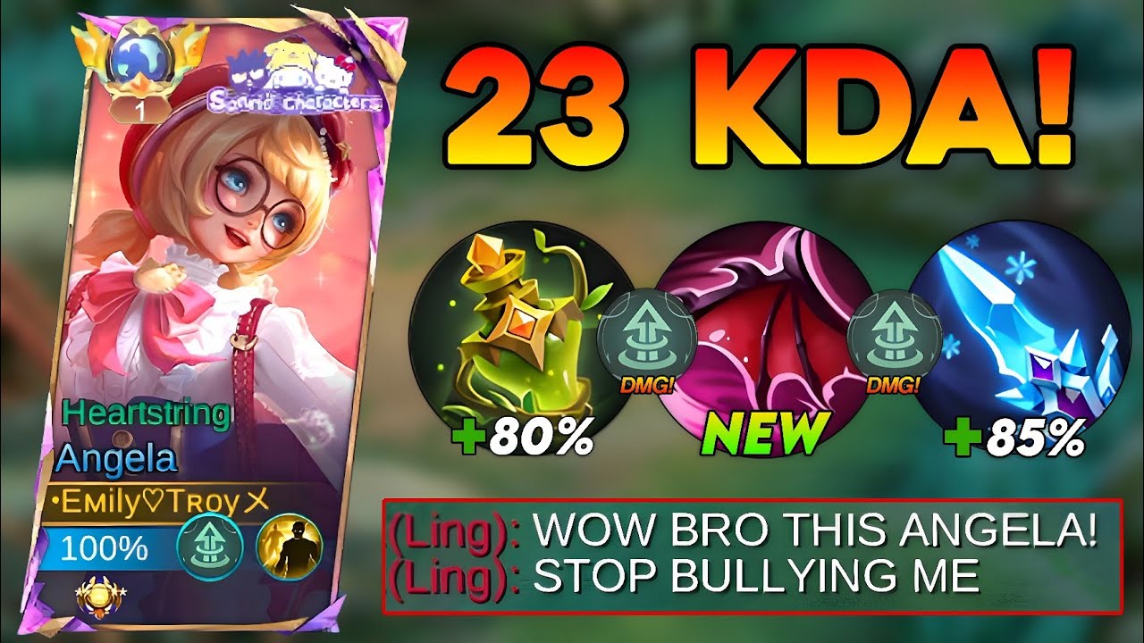 ANGELA NEW BEST ABUSING BUILD 2025! | THIS IS HOW I PLAY ANGELA IN SOLO ...
