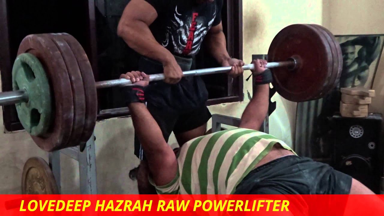 190 KG RAW BENCH PRESS - YouTube