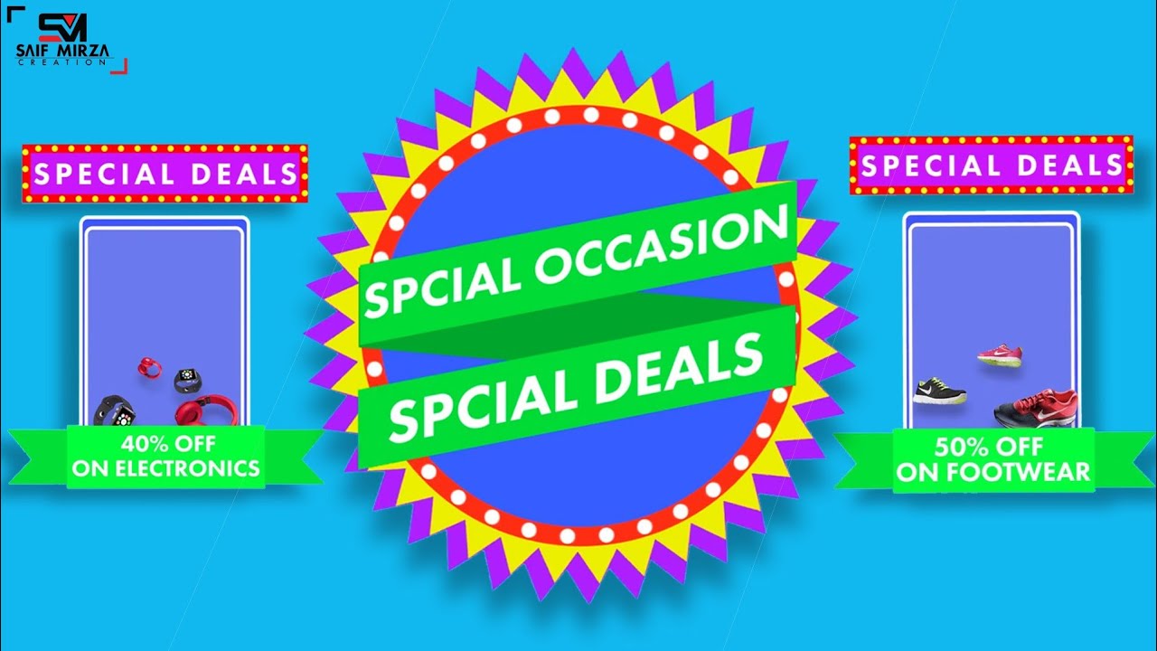 Sale Advertisement Motion Graphics |Saif Mirza |After Effects - YouTube