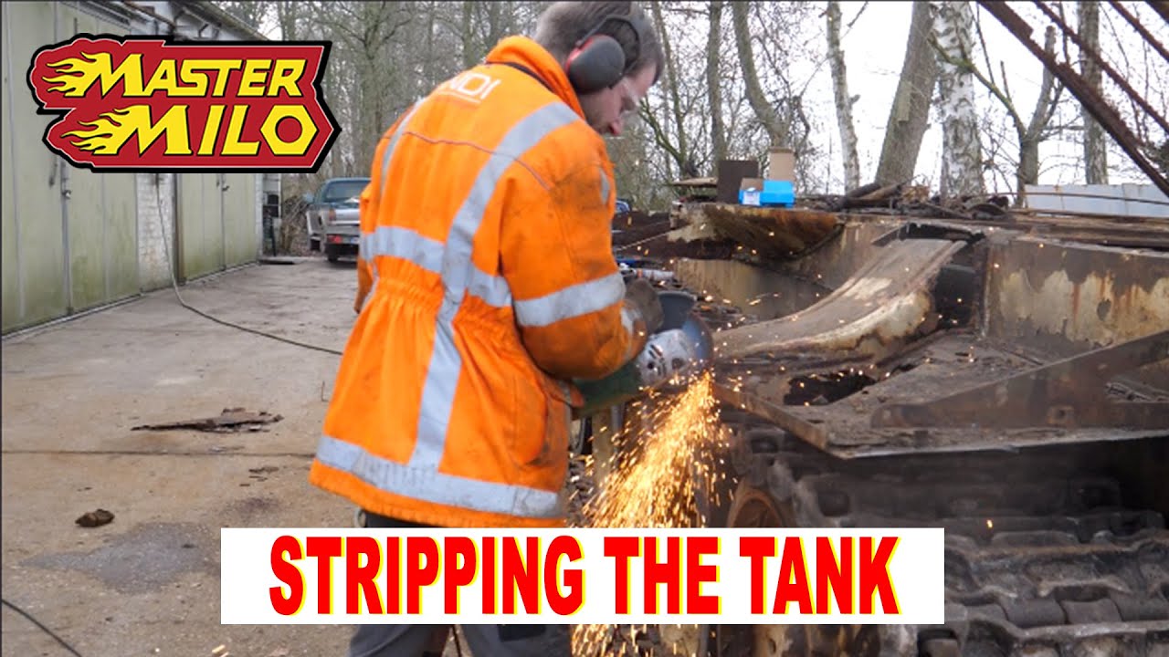Stripping the tank - YouTube