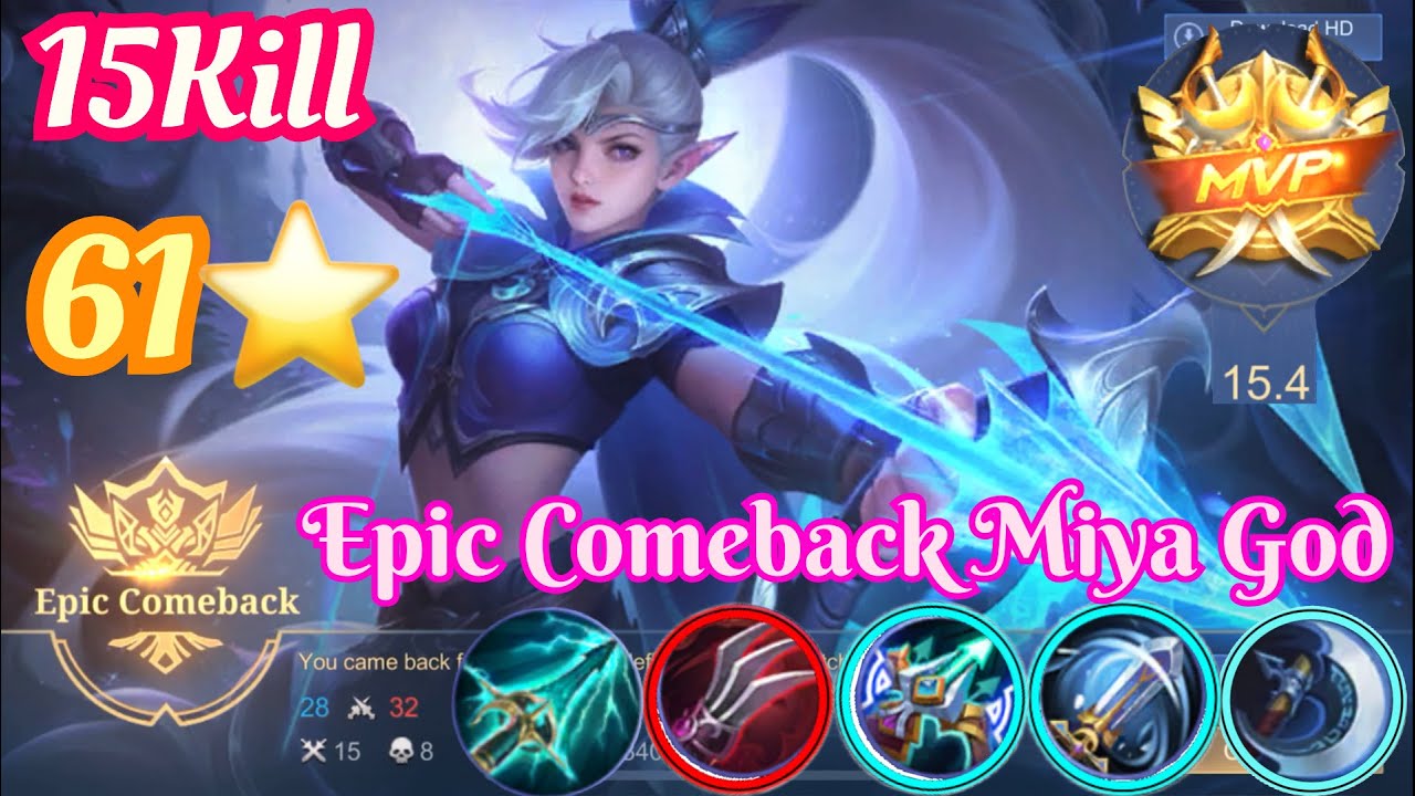 Epic Comeback MuYa Hard Solo Rank Mythic Glory 61⭐️ #mobilelegends # ...