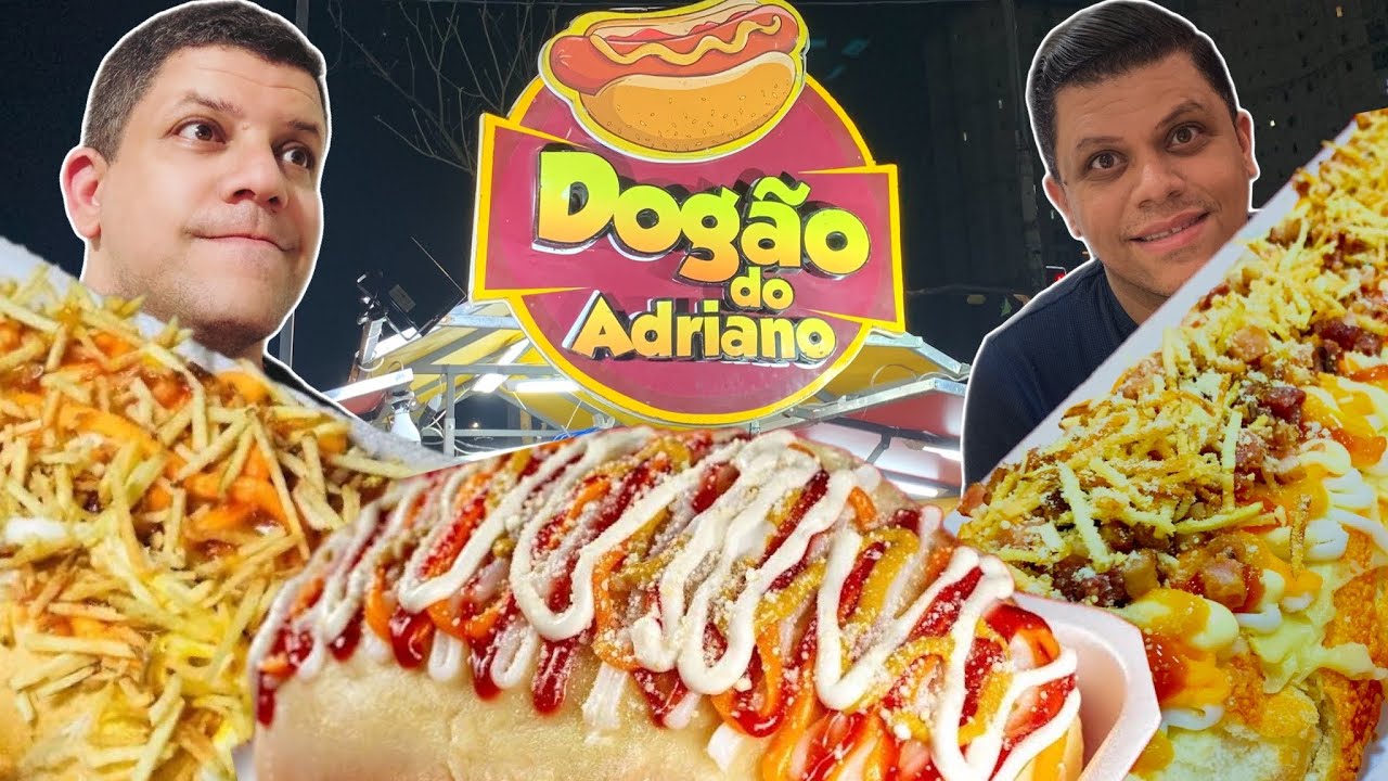 PROVAMOS O FAMOSO DOGÃO DE OSASCO | HOT DOG DE 1,20 | DOGÃO DO ADRIANO EM OSASCO - YouTube