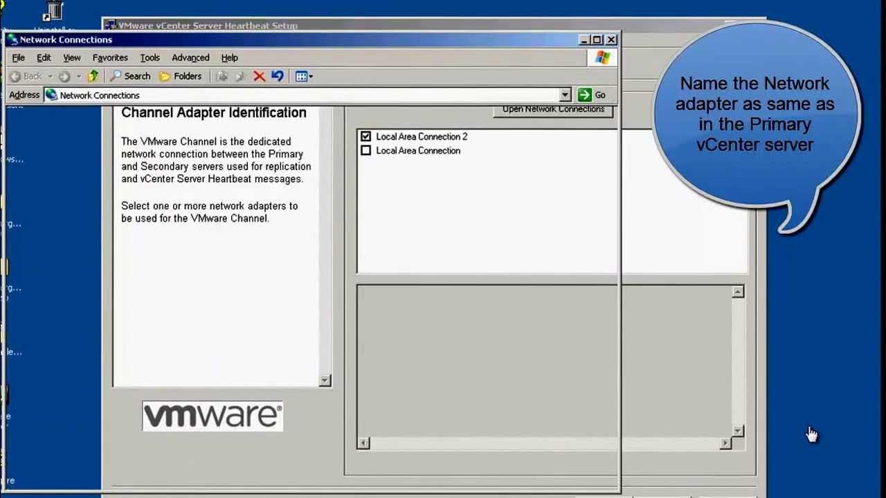 VMware vCenter Heartbeat Installation - Part 3 - YouTube