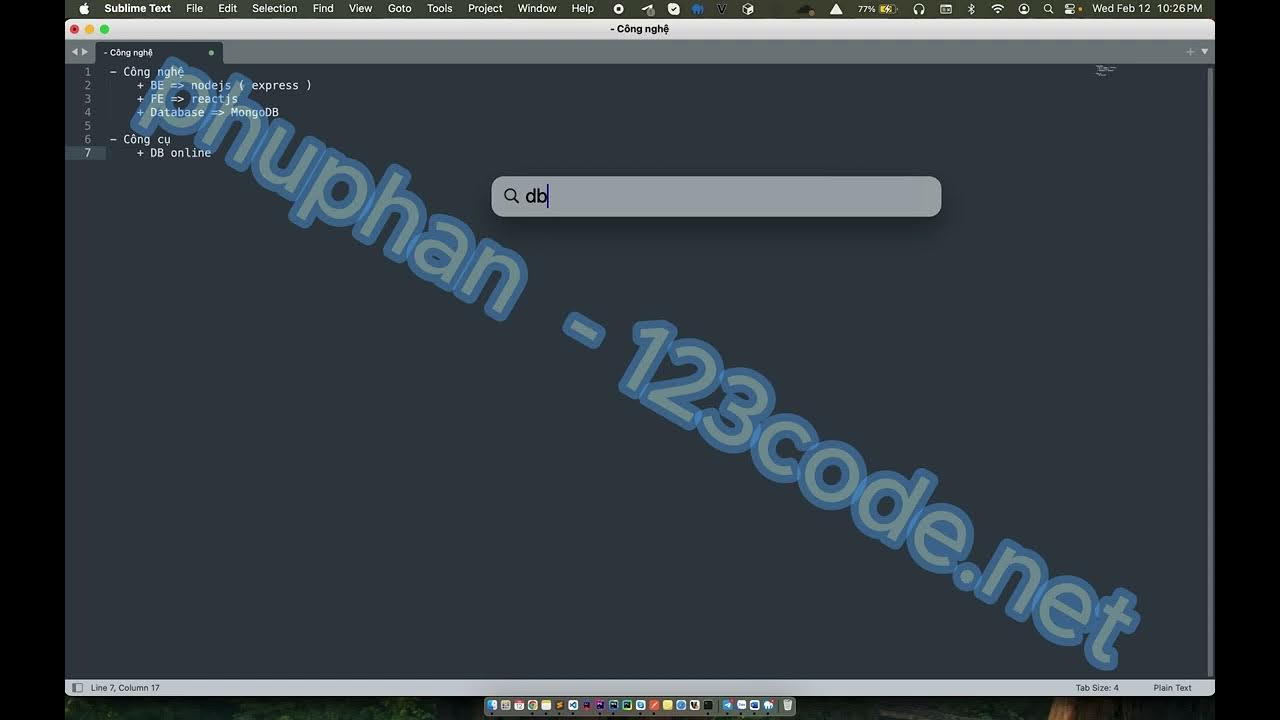 1. Giới thiệu công nghệ, công cụ code đồ án website đặt phòng khách sạn - 123code.net - YouTube
