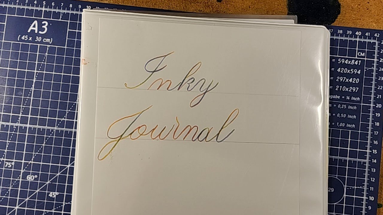 Ink Journal cataloging the inks part 1 - YouTube