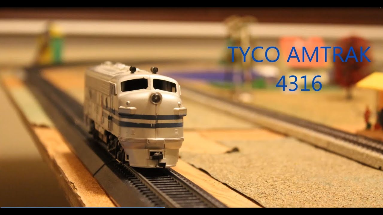 Tyco HO Scale Amtrak 4316 - YouTube