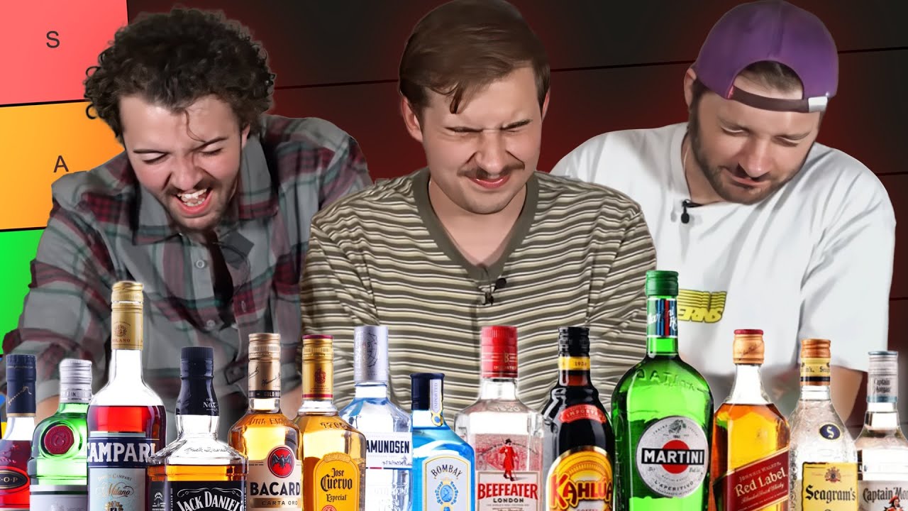 Worst Alcohol Tier List (josh dies) - YouTube