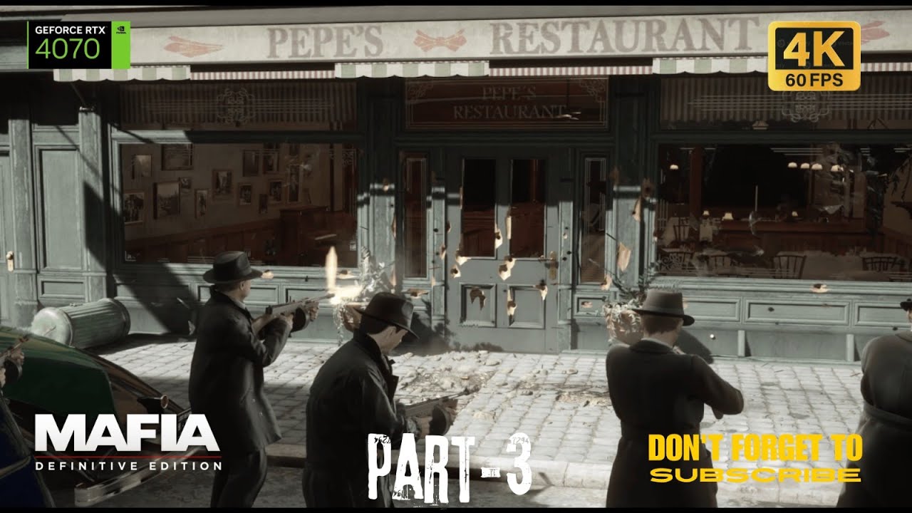 Mafia Definitive Edition Gameplay Ultra HD Graphics Part-3 | 4K 60FPS ...