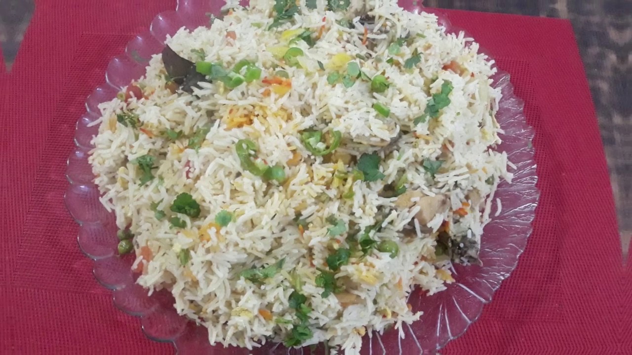 Vegetable Rice, Punjabi Style - YouTube