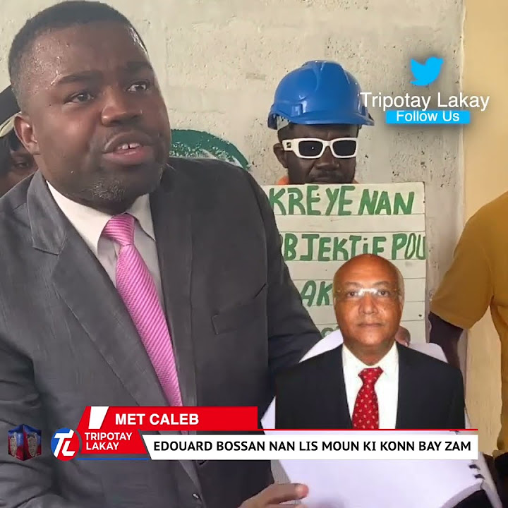 Flash! Yo jwenn Boujwa Edoaurd Bossan se youn ki konn vann BANDI yo zam Ayiti daprè Mèt Caleb ...