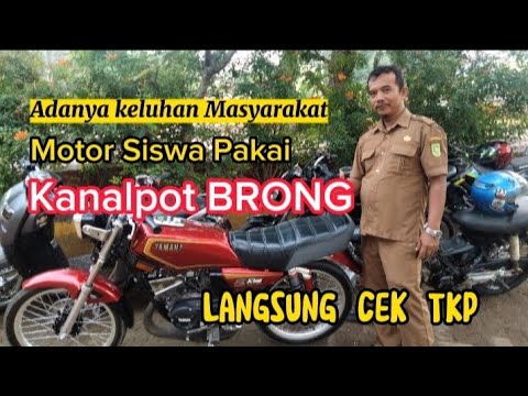 Sidak Motor Knalpot Brong di Sekolah hasilnya mencengangkan - YouTube