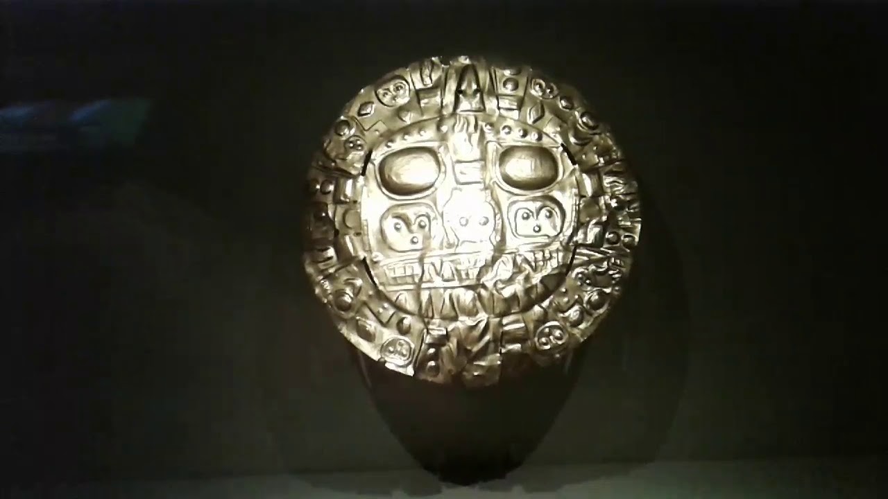 Pukara o Inca de Pachacamac disco de oro Museo del Indio Americano ...